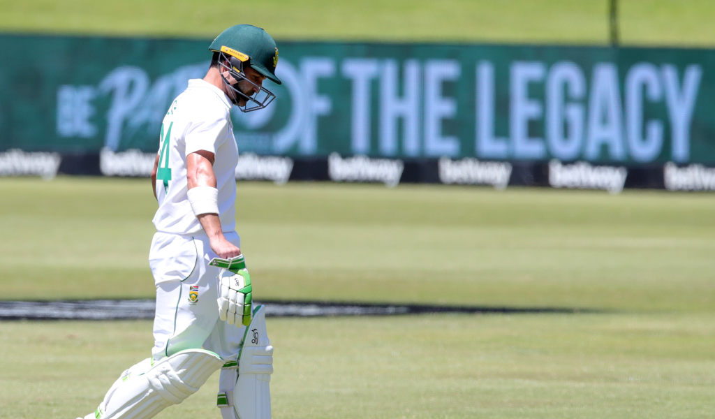 South Africa skipper Dean Elgar says they let themselves down with bat ...