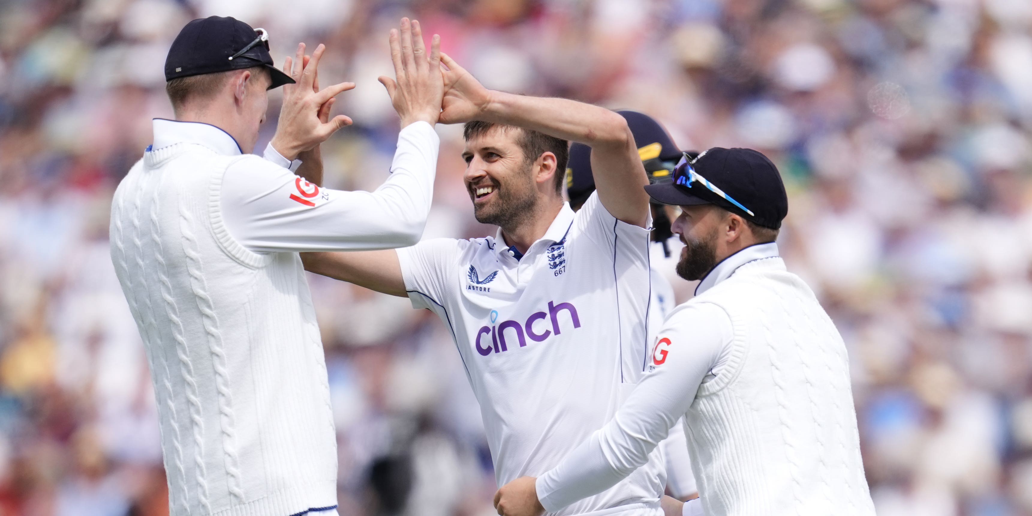 England take five wickets but West Indies put up a fight at Edgbaston